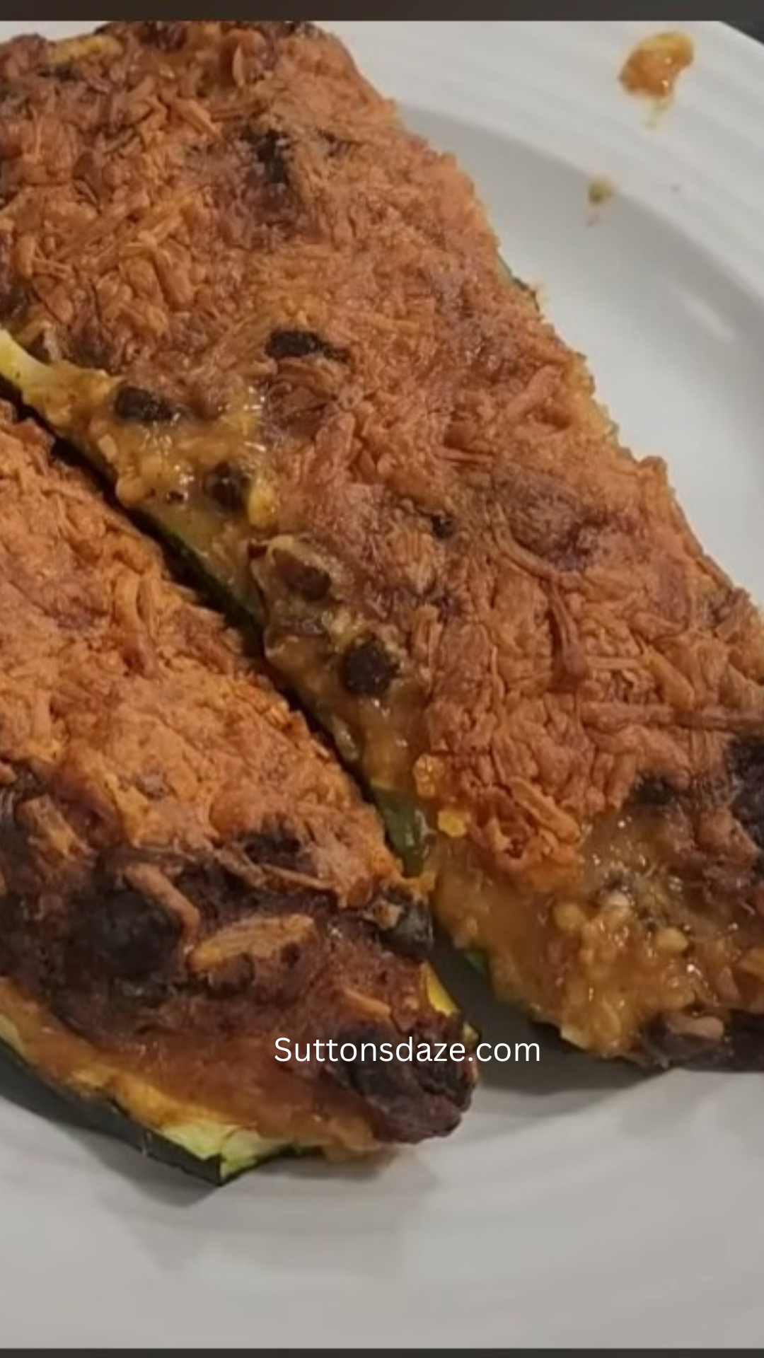 Stuffed Enchilada Shrimp Zucchini Boats – Suttons Daze