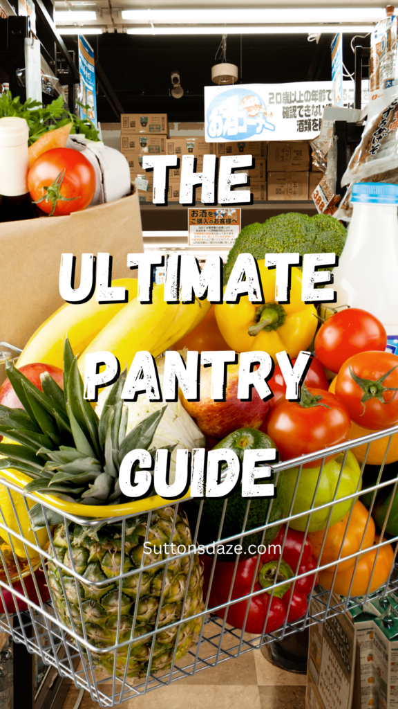 How to Stock Your Pantry for a Year – Suttons Daze